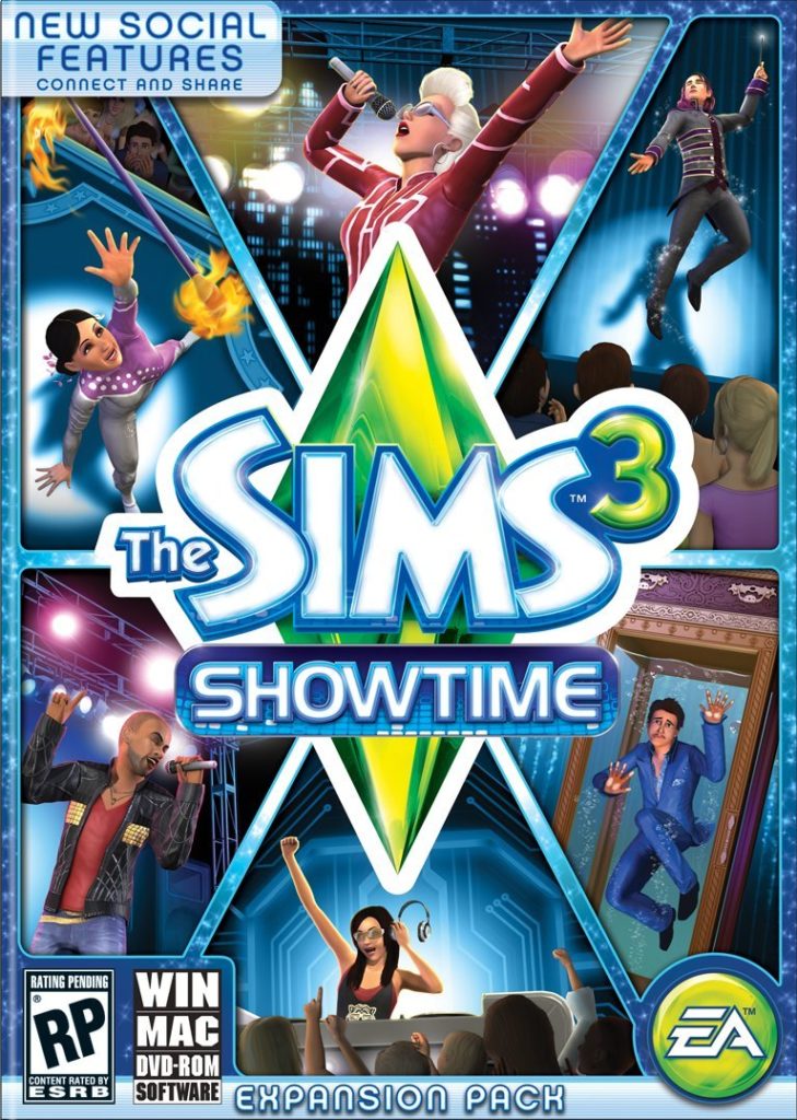 The Sims 3: Showtime – PC/Mac Disc Standard – URBAN SHOP Co